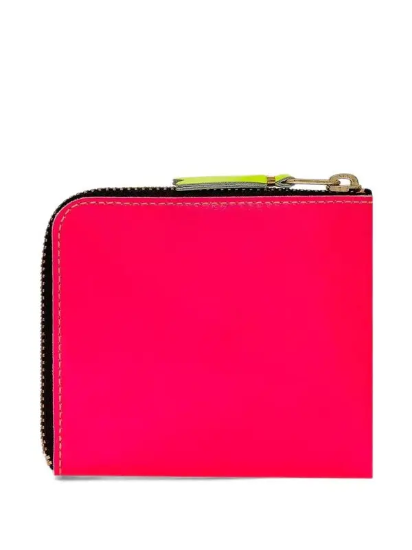 Comme Des Garçons Super Fluo Line Wallet - Orange