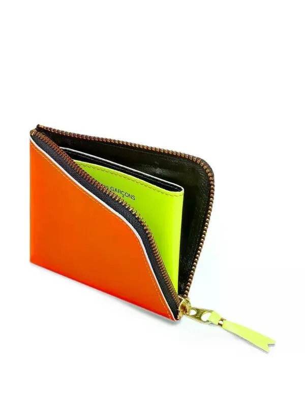 Comme Des Garçons Super Fluo Line Wallet - Orange