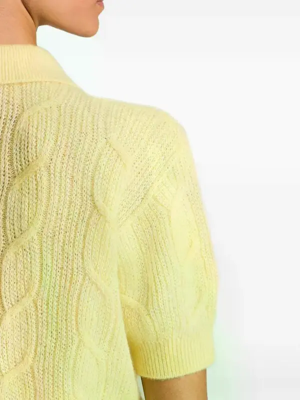 Kiton Cable-knit Polo Shirt