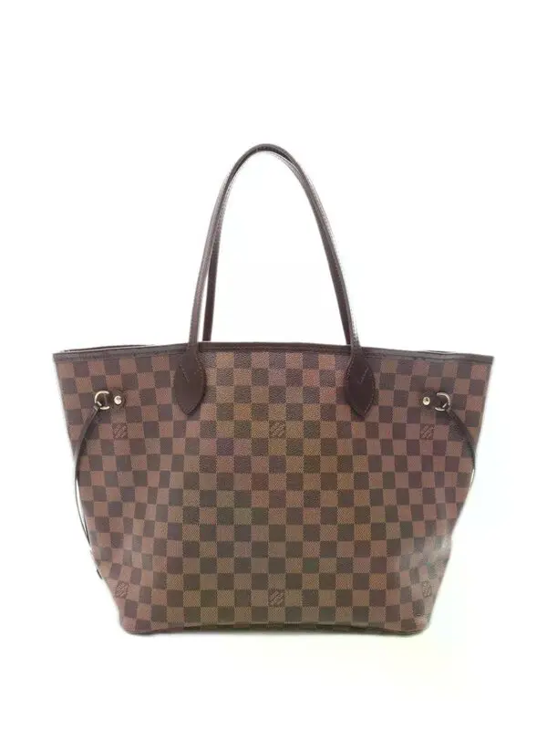 LOUIS VUITTON 2012 Mm Neverfull Damier Ebène Tote Bag - Brown