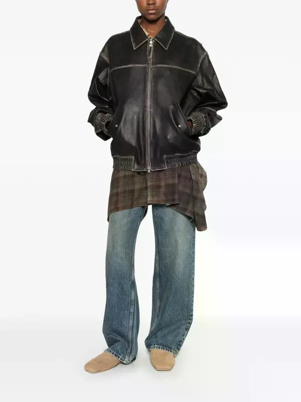 DUNST Brushed-finish Zip-up Jacket
