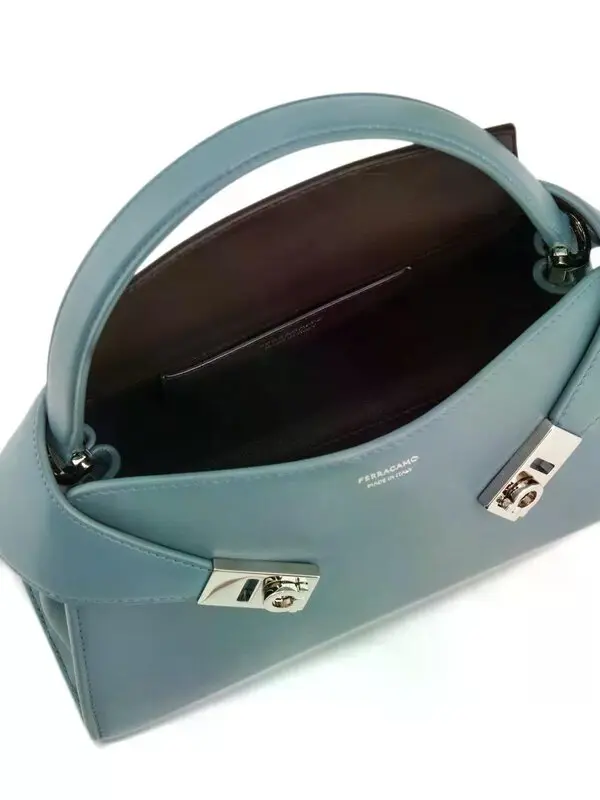 FERRAGAMO Hug Soft Bicolor Handbag - Blue