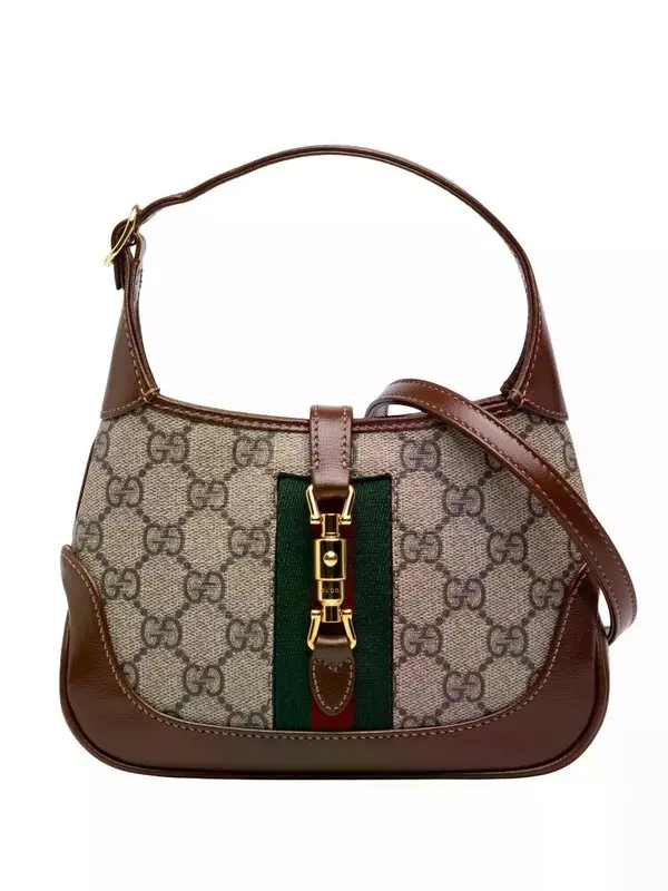 Gucci 2000-2015 Mini Gg Supreme Web Jackie 1961 Crossbody Bag