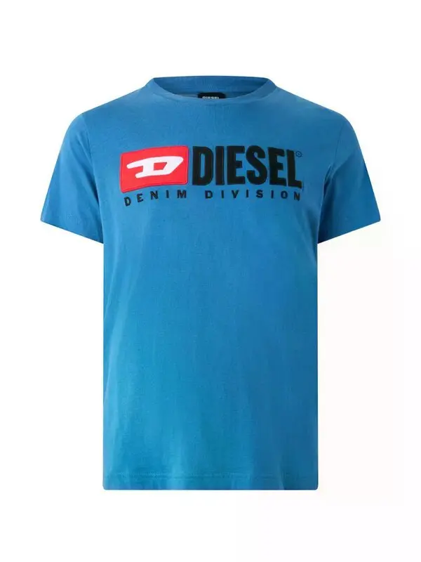 DIESEL® Logo-print Short-sleeve T-shirt - Blue