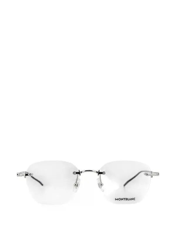 MONT BLANC EYEWEAR Rimless Square-frame Glasses