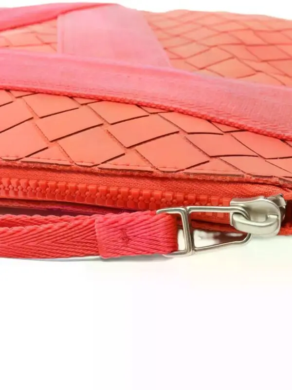 Bottega Veneta 2000s Intrecciato V-motif Clutch Bag
