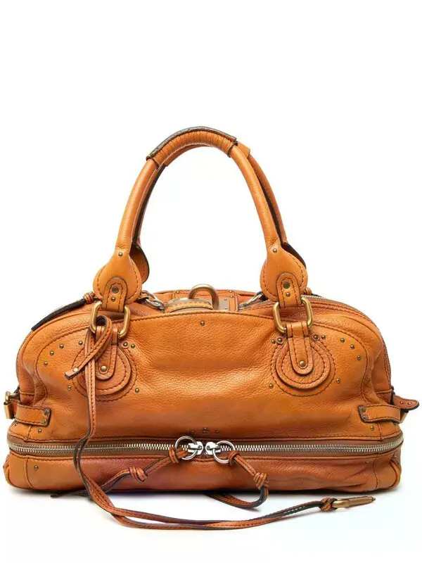 Chloé 2006 Leather Paddington East West Zippy Handbag