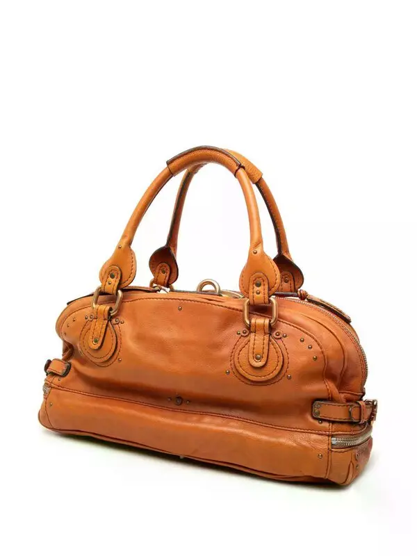 Chloé 2006 Leather Paddington East West Zippy Handbag