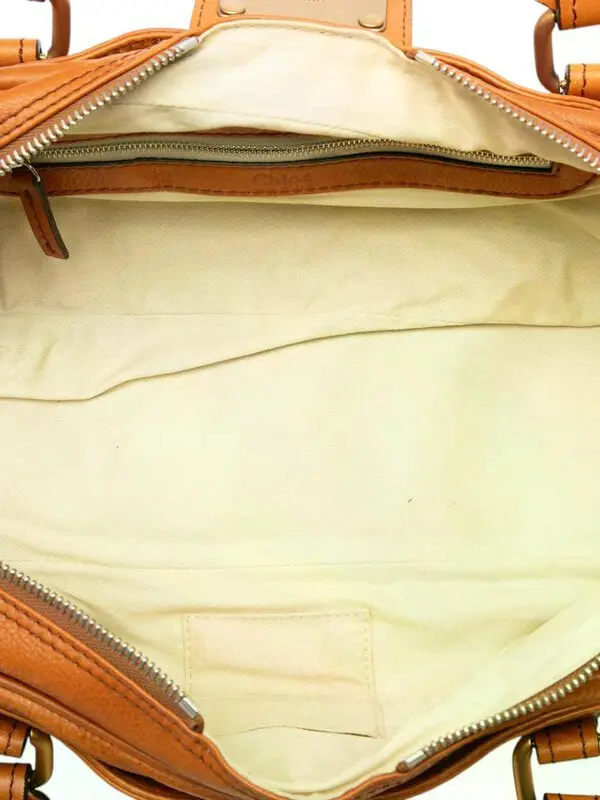 Chloé 2006 Leather Paddington East West Zippy Handbag