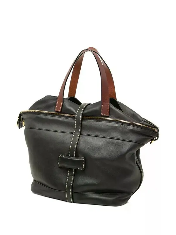 Loewe 2010 Leather Convertible Tote Satchel