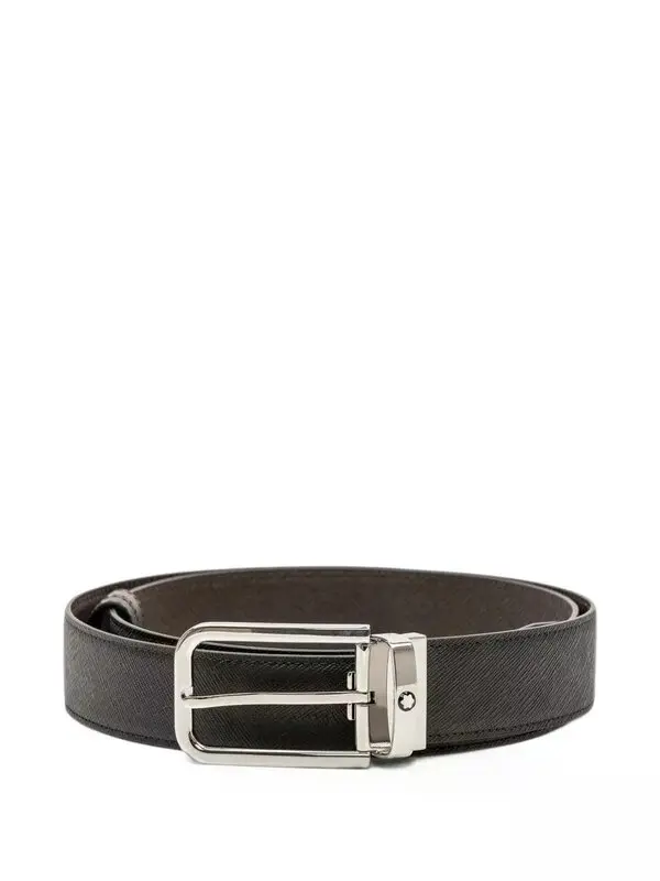 Montblanc Reversible Saffiano-leather Belt