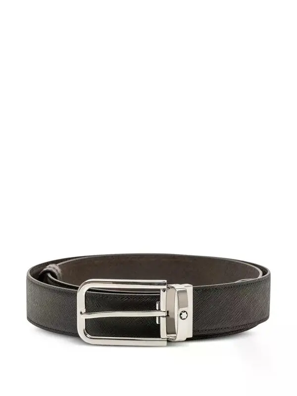 Montblanc Reversible Saffiano-leather Belt