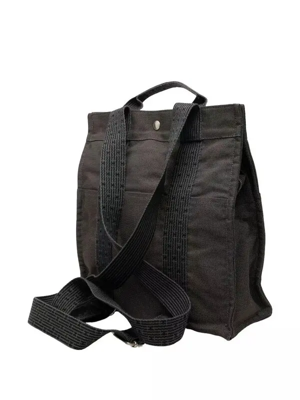 Hermès 1990-2010 Canvas Herline Mm Backpack