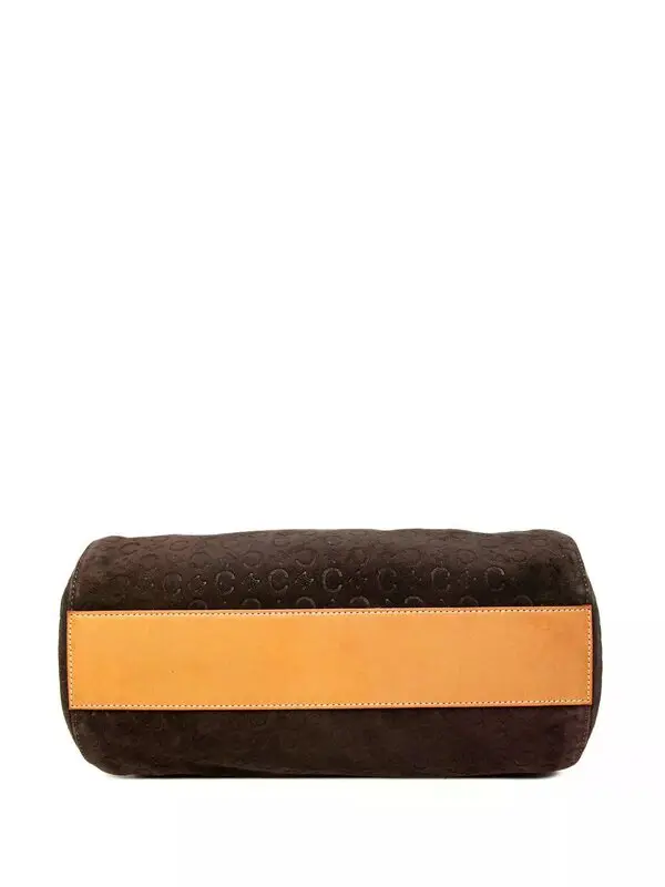 Celine 20th Century C Macadam Suede Handbag