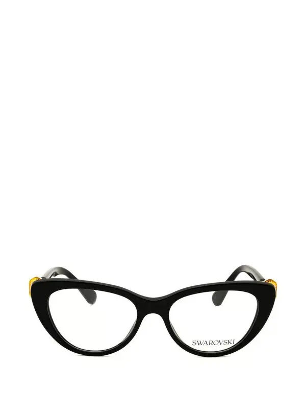 SWAROVSKI Crystal-embellished Cat-eye Glasses - Black