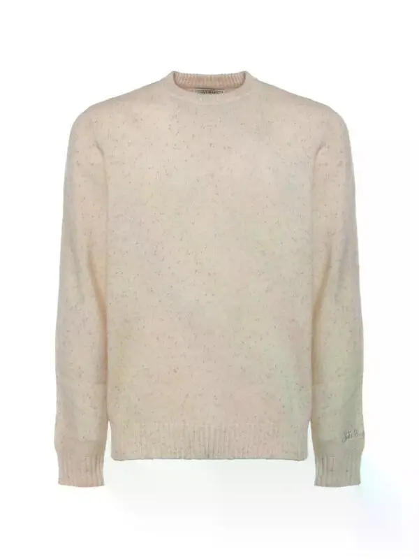 MC2 SAINT BARTH Regent Wool Blend Donegal Knit Crewneck