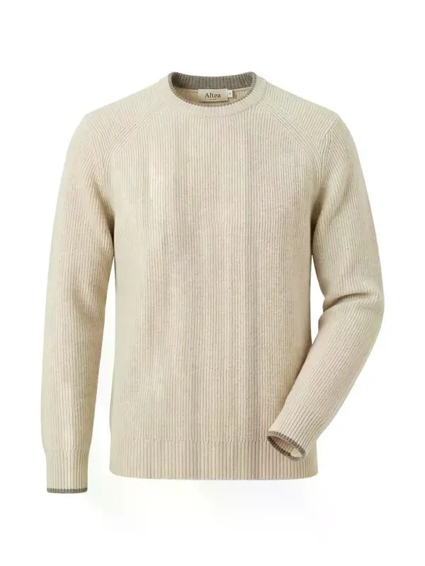 Altea Ribbed-knit Raglan-sleeve Sweater