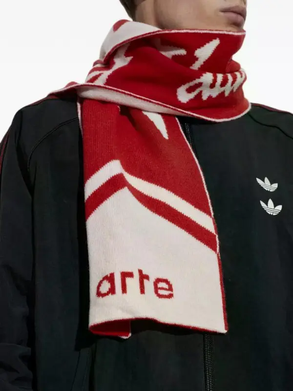 Adidas X Arte Antwerp Logo-intarsia Scarf