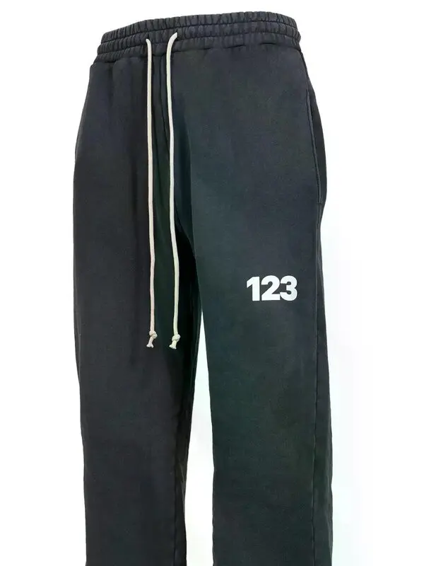 RIVINGTON ROI REBIS Logo-print Wide-leg Track Pants