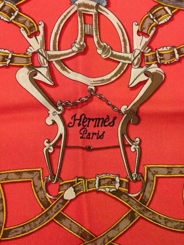 Hermès 20th Century L Instruction Du Roy Silk Handkerchief