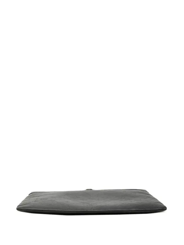 LOUIS VUITTON 2019 Monogram Shadow Discovery Pochette Clutch Bag - Black
