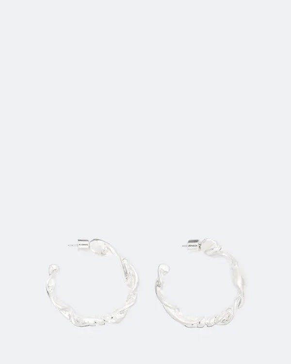 ALLSAINTS Twisted Large Hoop Earrings