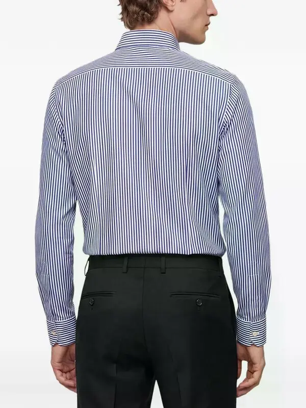 Kiton Striped Cotton Shirt