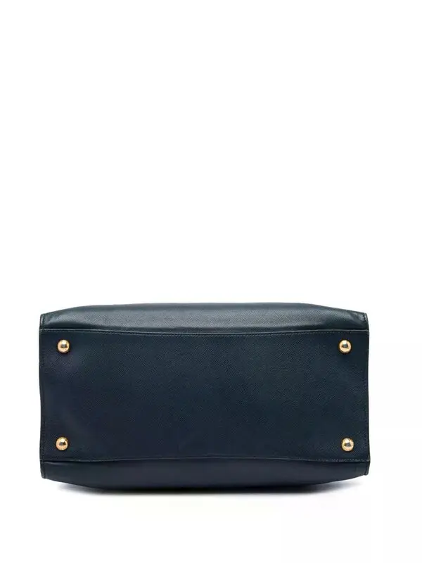 Prada 2013-2026 Saffiano Soft Triple Pocket Tote Satchel