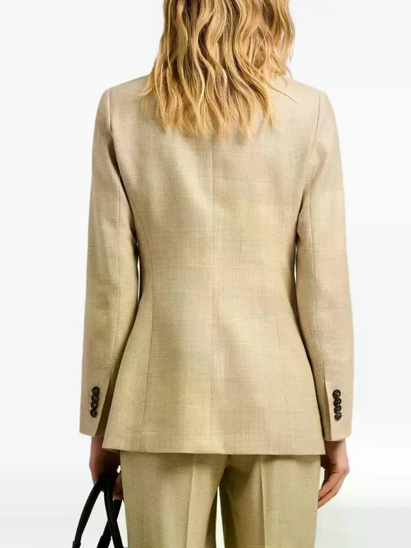 Kiton Double-breasted Prince Of Wales Blazer