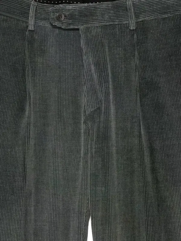 Brioni Pleated Corduroy Trousers