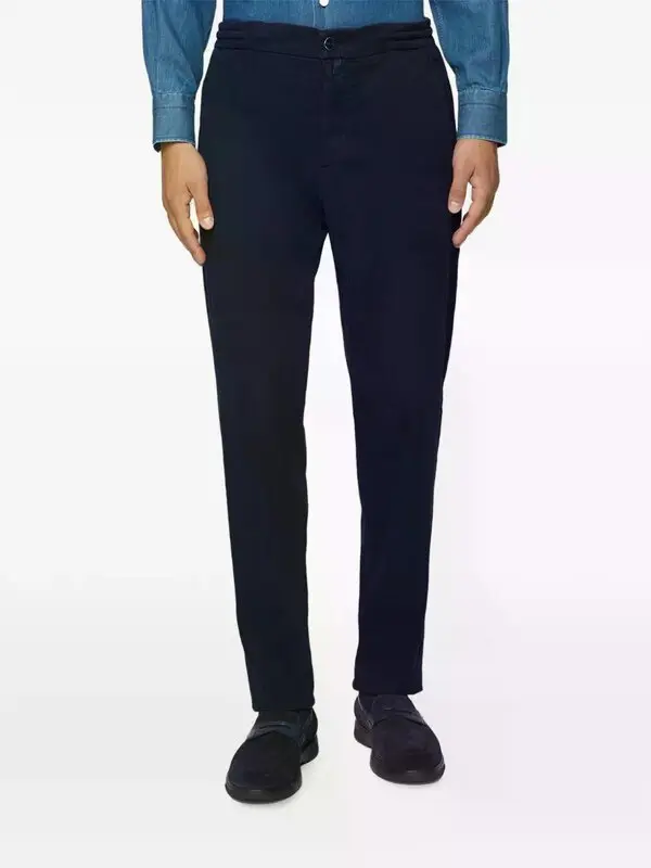 Kiton Drawstring Straight-leg Trousers