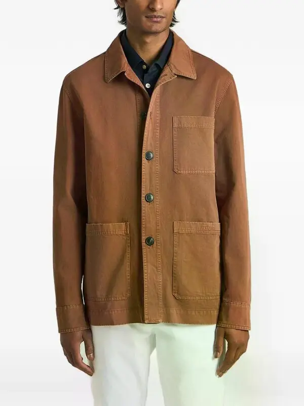 Kiton Garment-dyed Drill Shirt Jacket