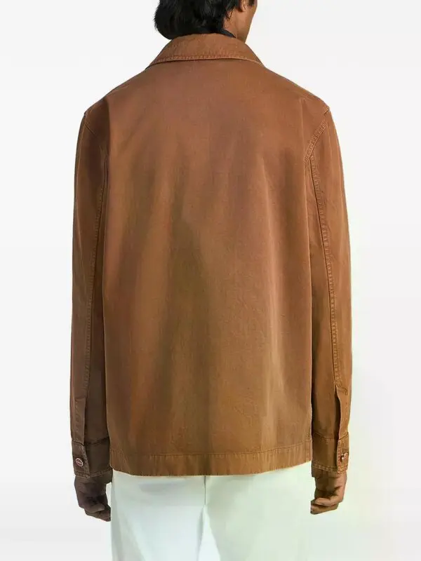 Kiton Garment-dyed Drill Shirt Jacket
