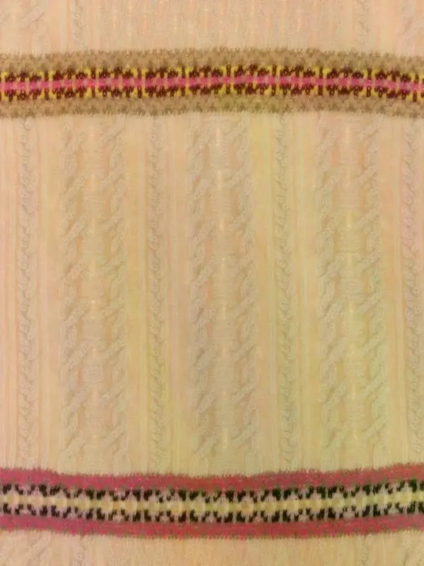 Stella McCartney Fair Isle Cable-knit Scarf
