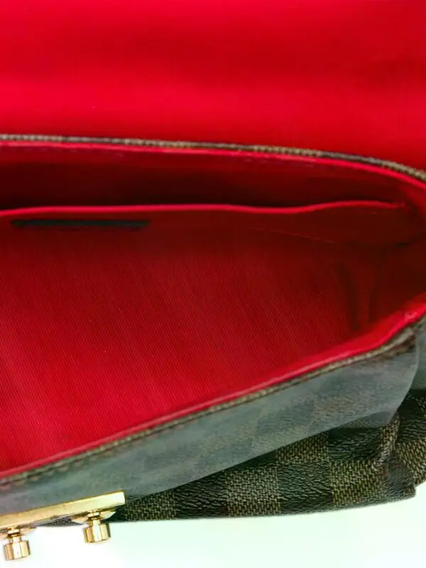 LOUIS VUITTON 2018 Damier Ebene Croisette Satchel