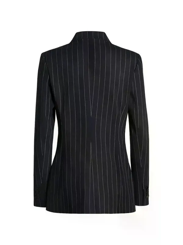 Kiton Pinstripe Double-breasted Blazer