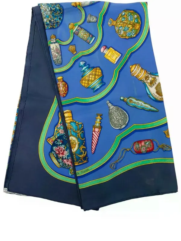 Hermès 2000-2026 Qu Importe Le Flacon Silk Scarf 90 Scarves - Multicolour