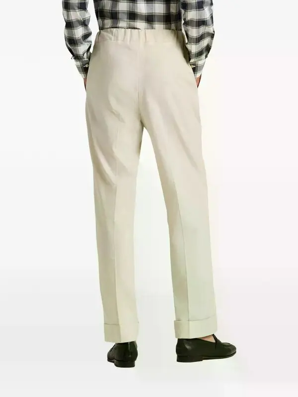 Kiton Drawstring Elasticated-waist Tailored Trousers