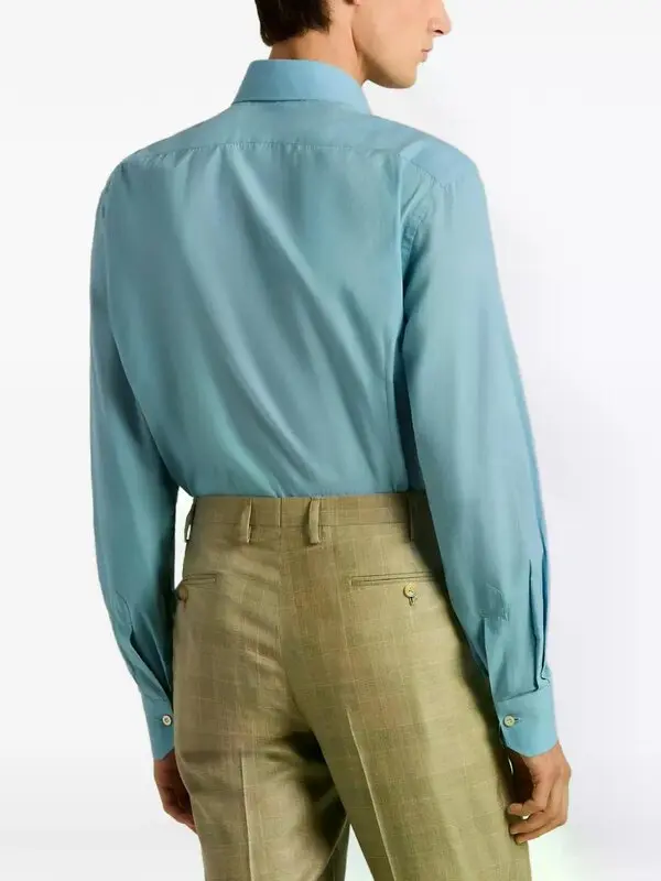 Kiton Button-up Cotton Shirt