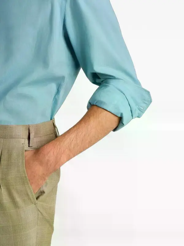 Kiton Button-up Cotton Shirt