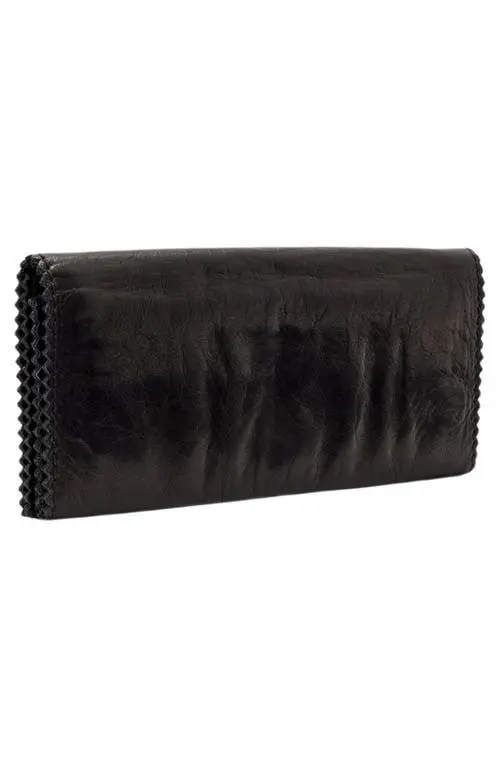ALLSAINTS Siloh Continental Leather Wallet - Black