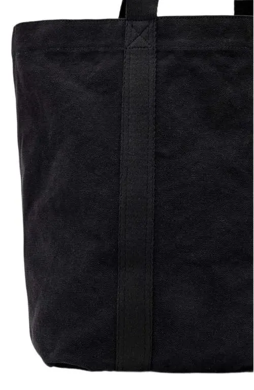 ALLSAINTS Graphic Canvas Tote - Black