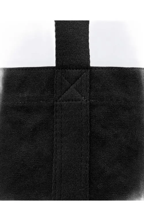 ALLSAINTS Graphic Canvas Tote - Black