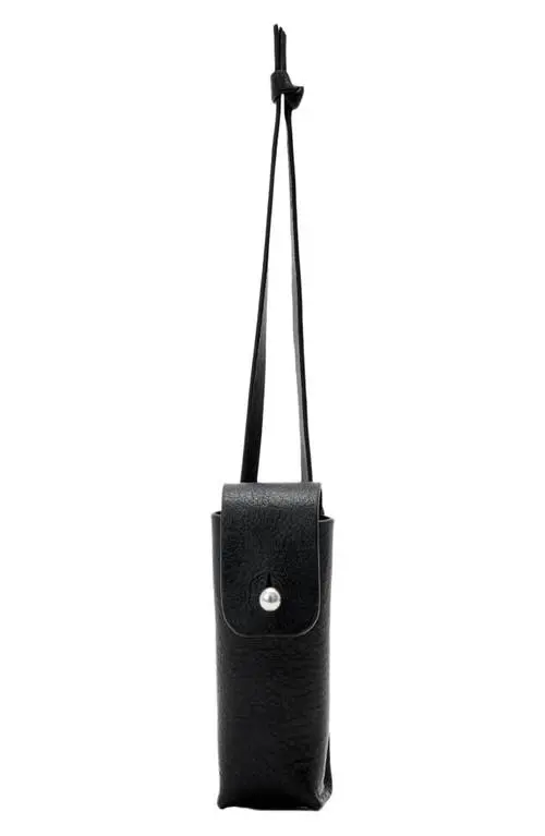 ALLSAINTS Stud Leather Lipstick Case