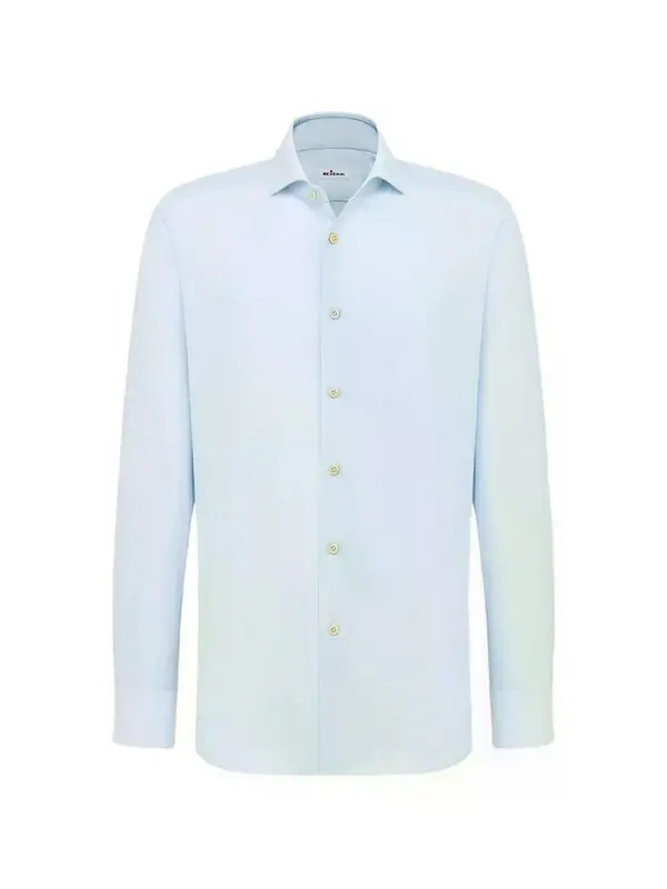 Kiton Cotton-blend Shirt - Blue