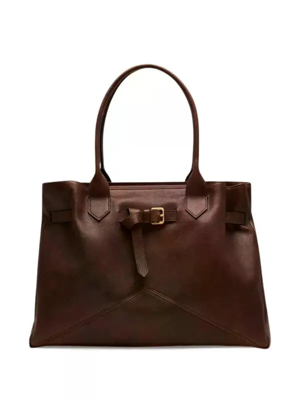 BALLANTYNE Kate 990 Buckled Leather Tote Bag
