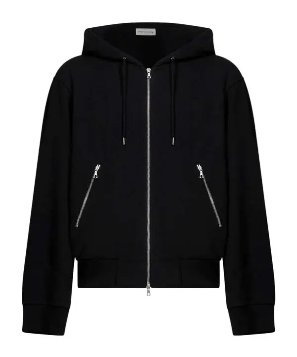 Dries Van Noten Long-sleeve Hooded Sweatshirt - Black