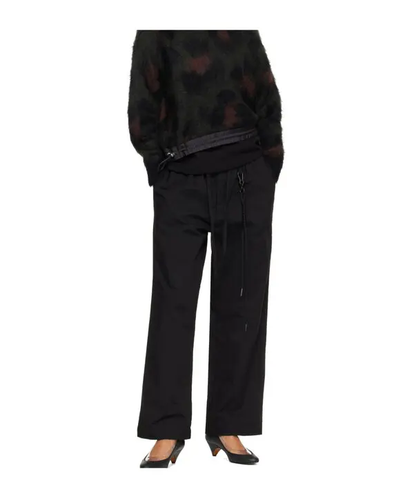 SONG FOR THE MUTE Hakama Drawstring Straight-leg Trousers