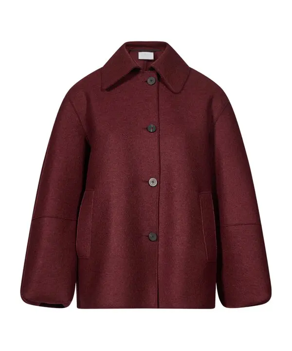 Harris Wharf London Long-sleeve Casual Jacket - Red