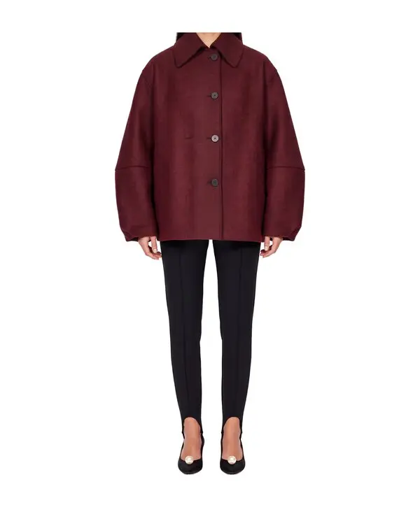Harris Wharf London Long-sleeve Casual Jacket - Red